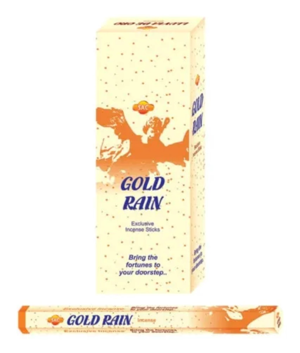 Sahumerios hexagonales SAC lluvia de oro | Namaste